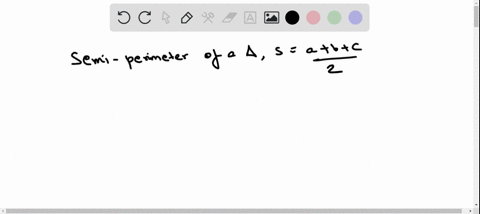 SOLVED:The semi perimeter of a triangle exceeds each of its side by 5,3 ...