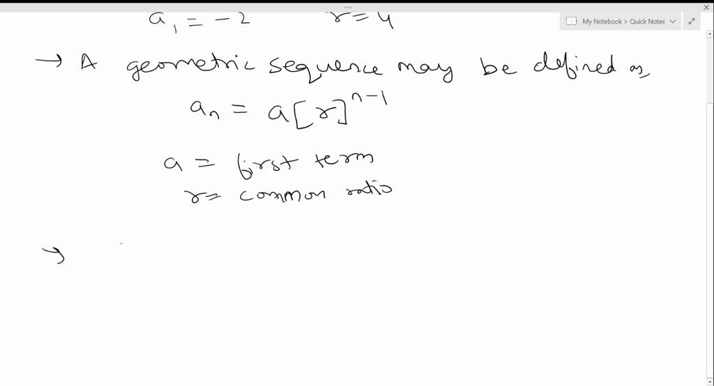 Solved Find The Fifth Term And The Nth Term Of The Geometric Sequence Whose First Term A1 And