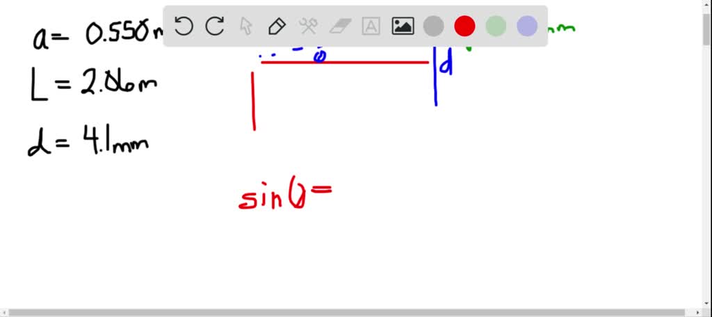 SOLVED:A beam of monochromatic green light is diffracted by a slit of width 0.550 mm . The ...