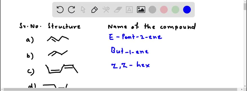 SOLVED:Give systematic names for the following compounds: (a) (Fig. Can't copy) (b) (Fig. Can't ...