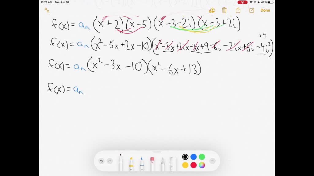 SOLVED:In Exercises 29-36, find an nth-degree polynomial function with ...