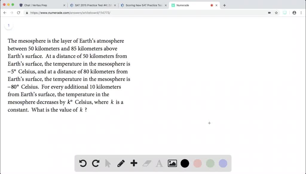 SOLVED:The mesosphere is the layer of Earth's atmosphere between 50 ...