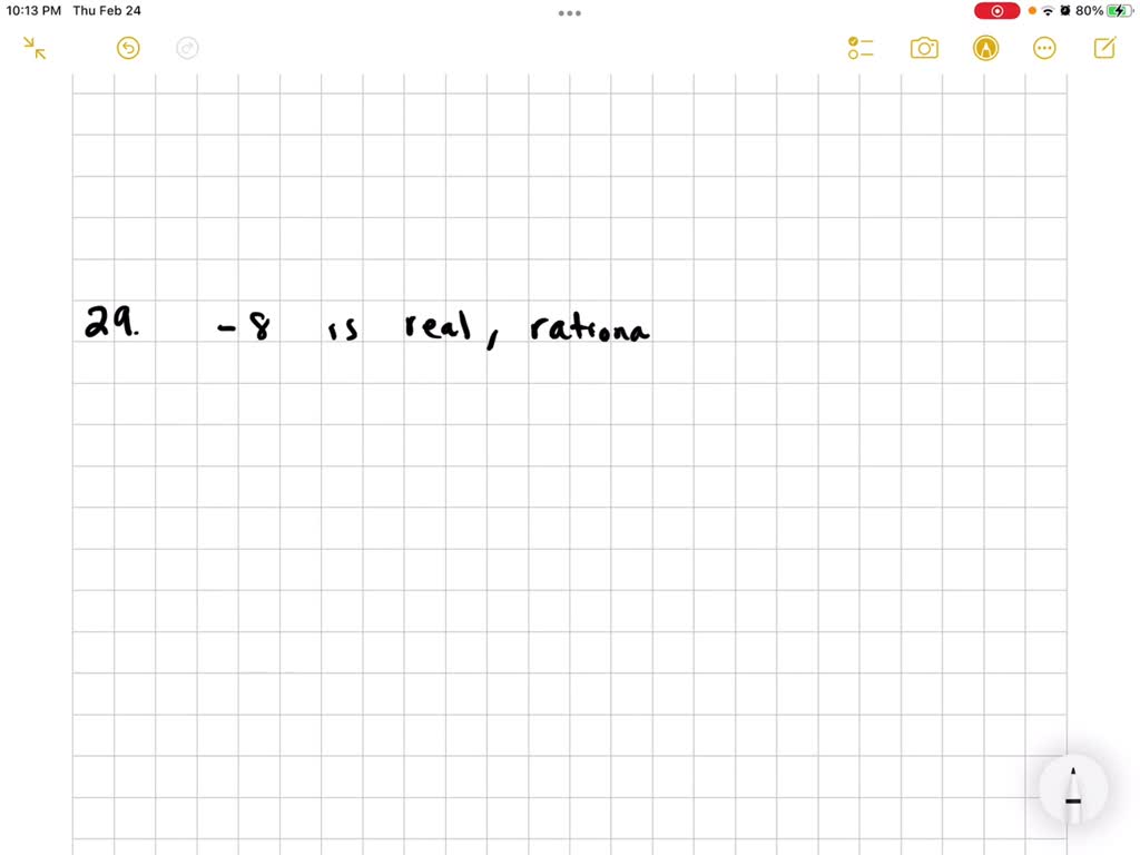 SOLVED:Classify the real numbers by tracing down the diagram on p. 60 ... SOLVED:Classify the real numbers by tracing down the diagram on p. 60 ...