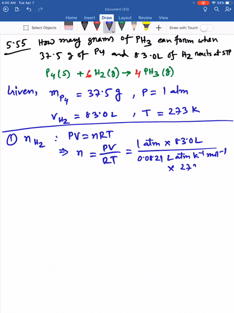 SOLVED:Phosphine (a toxic gas used as a fumigant to protect stored ...