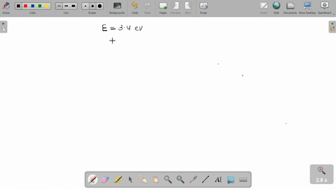 SOLVED:A photon of energy 3.4 eV is incident on a metal having work ...