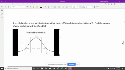 SOLVED:Given a normal distribution with mean 40 and standard deviation 8, find the number of ...