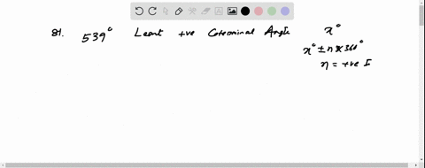 ⏩SOLVED:Find the angle of least positive measure (not equal to the ...