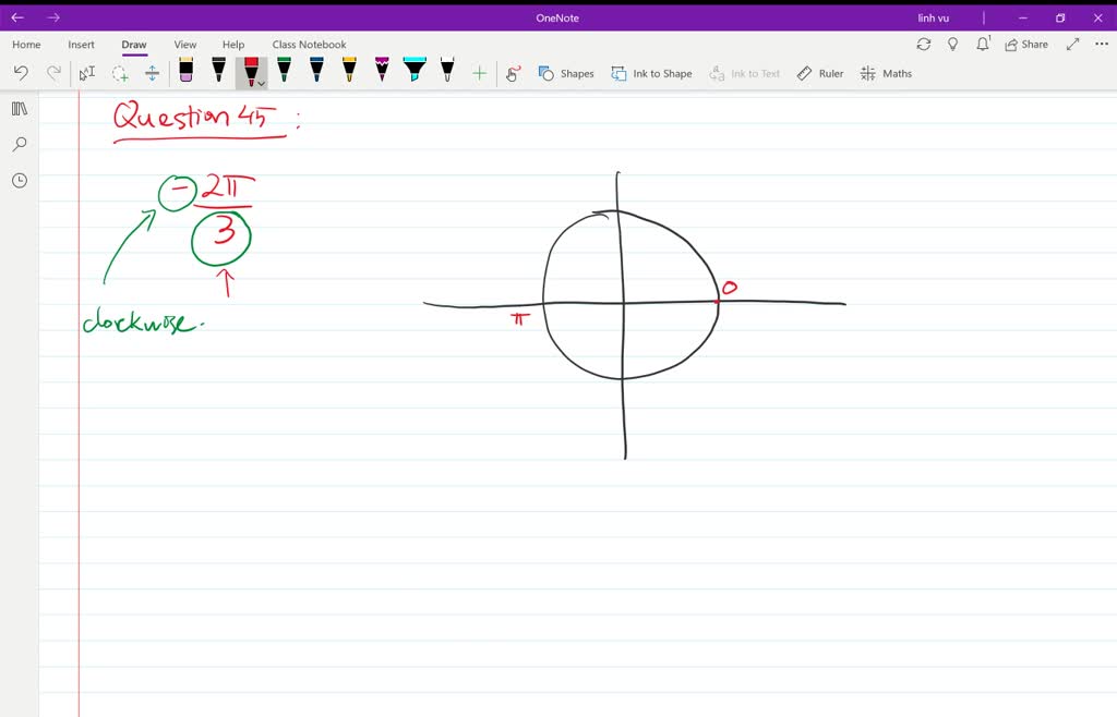 In Exercises 41-56 , use the circle shown in the rectangular coordinate system to draw each ...
