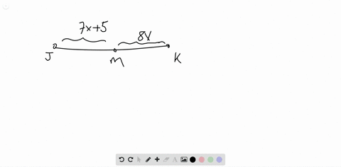 SOLVED: In Exercises 7 and 8, identify the segment bisector of JK . Then find JM . (See Example ...