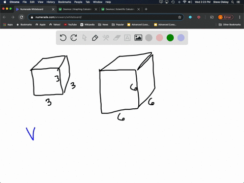 SOLVED:Ian and Marissa are describing what happens to the volume of a ...