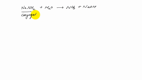 SOLVED:Sodium amide ( NaNH2 ) reacts with water to produce sodium hydroxide and ammonia ...