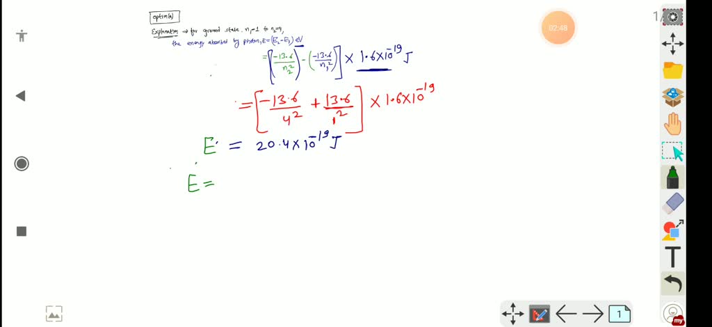 ⏩solved A Hydrogen Atom Initially In The Ground Level Absorbs A… Numerade