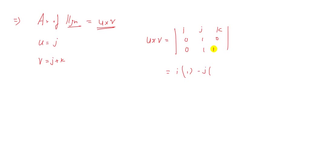 VIDEO solution:Find the area of the parallelogram that has the vectors ...