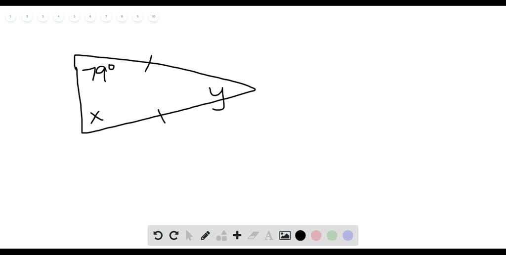 SOLVED:The dimensions of a sports pennant are given in the diagram ...
