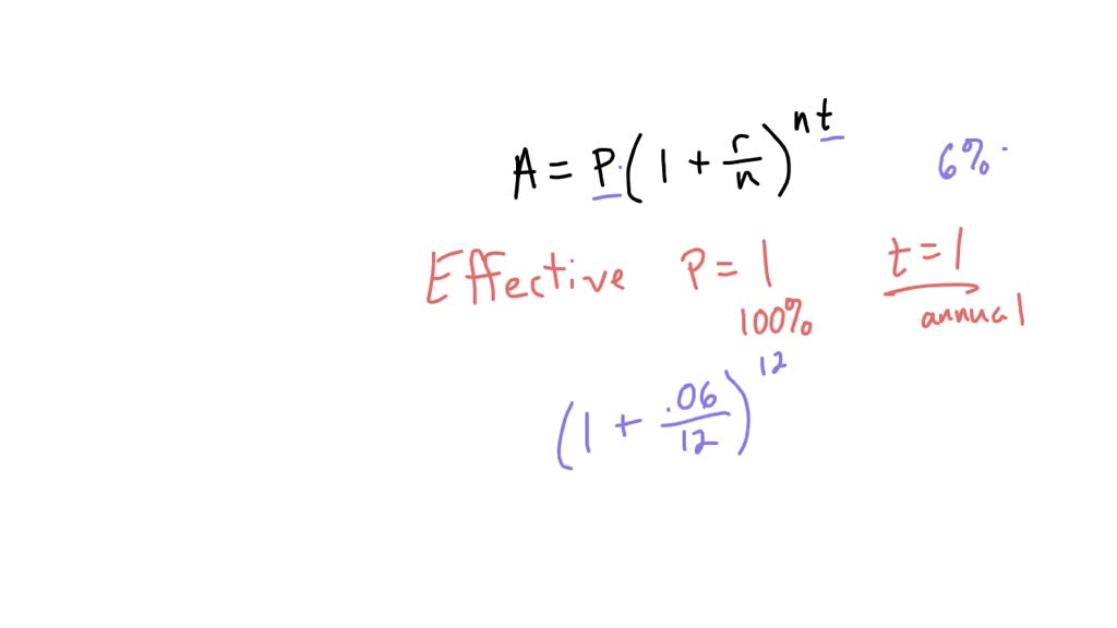Calculate the effective annual rate for an investment that earns the ...