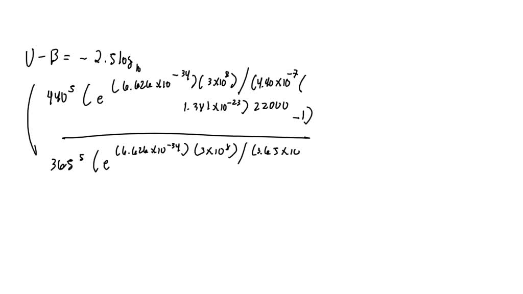 SOLVED: Shaula ( λScorpii) is a bright (V=1.62) blue-white subgiant ...