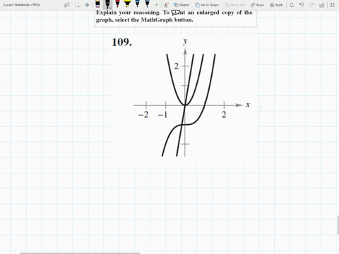 SOLVED:the graphs of f, f^', and f^'' are shown on the same set of ...