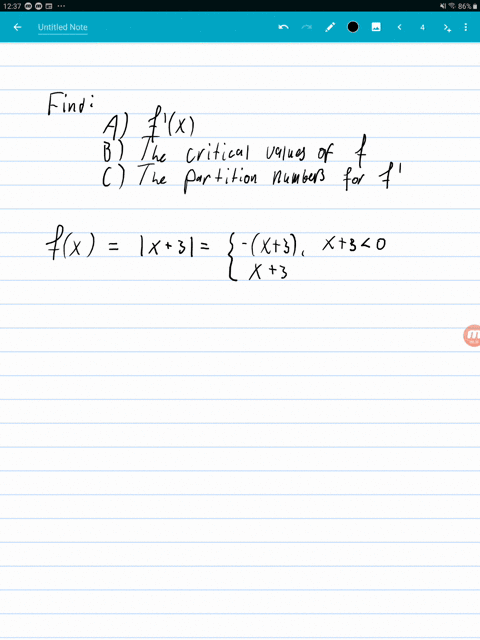 ⏩SOLVED:Find (A) f^'(x),(B) the critical values off f, and (C) the… | Numerade