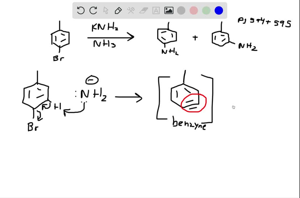 SOLVED:p -Bromotoluene reacts with potassium amide to give a mixture of ... SOLVED:p -Bromotoluene reacts with potassium amide to give a mixture of ...