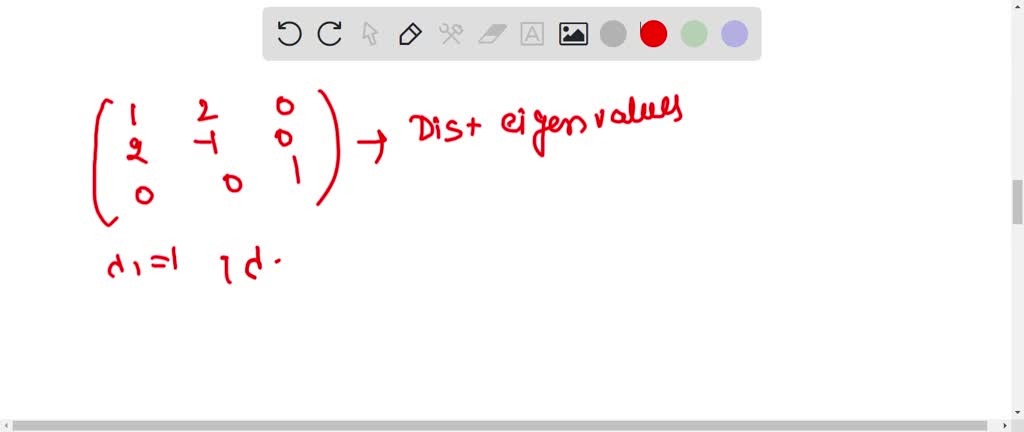 Solved Determine Whether A Is Diagonalizable And If So Find An Invertible Matrix P And A
