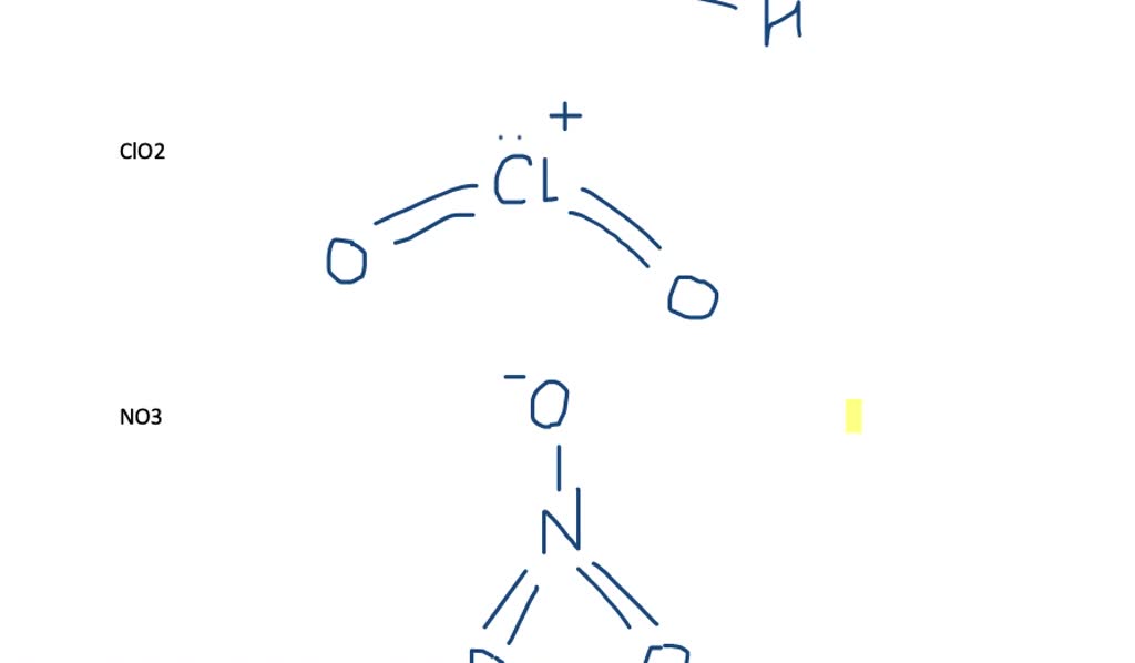 Solved Write Plausible Lewis Structures For The Following Odd Electron
