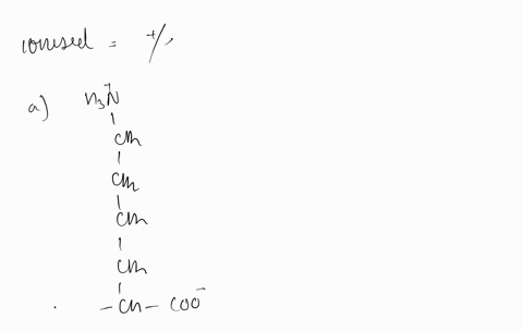 SOLVED:Draw the ionized form for each of the following amino acids: a ...