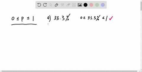 SOLVED:Determine which of the numbers could not represent the probability of an event. Explain ...