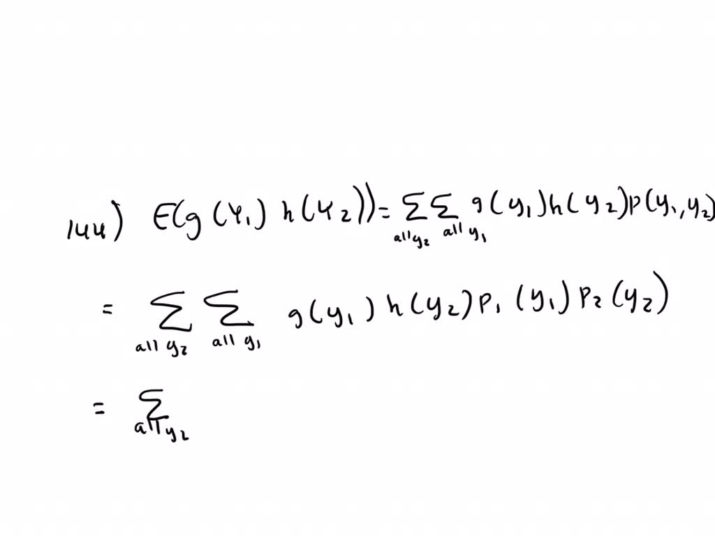 SOLVED:Prove Theorem 3.1 when X and Y are discrete random variables. SOLVED:Prove Theorem 3.1 when X and Y are discrete random variables.