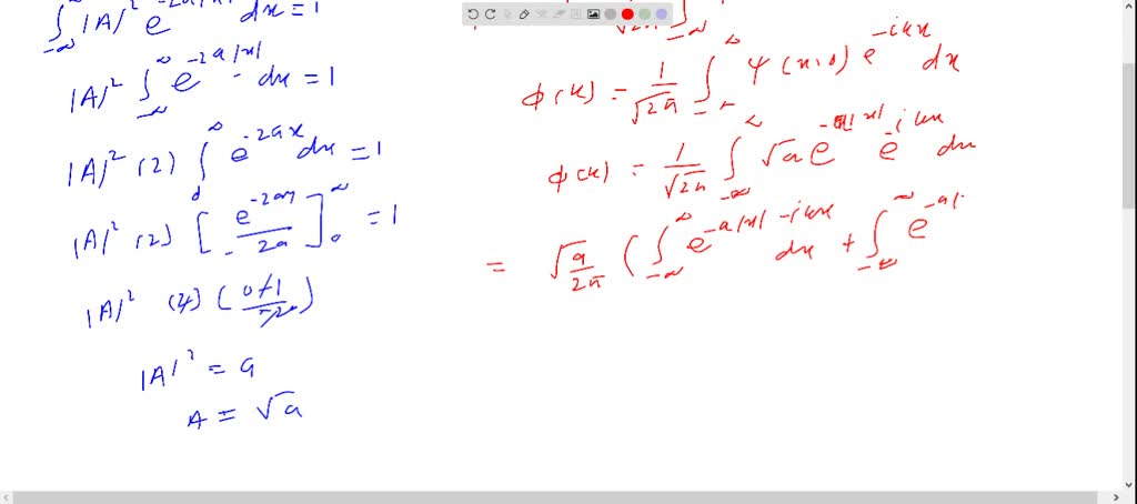 SOLVED:A free particle has the initial wave function \Psi(x, 0)=A e^{-a ... SOLVED:A free particle has the initial wave function \Psi(x, 0)=A e^{-a ...