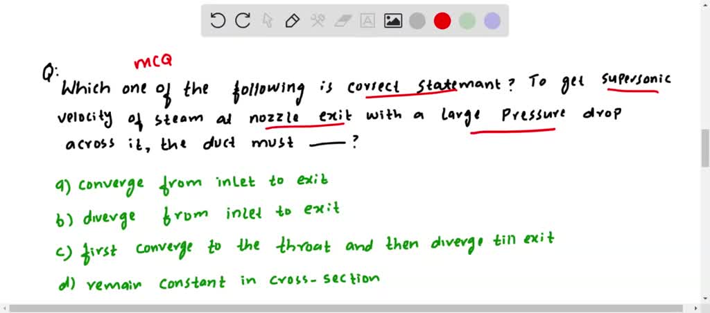 SOLVED: What is meant by a convergent inlet duct for a turbine engine ...