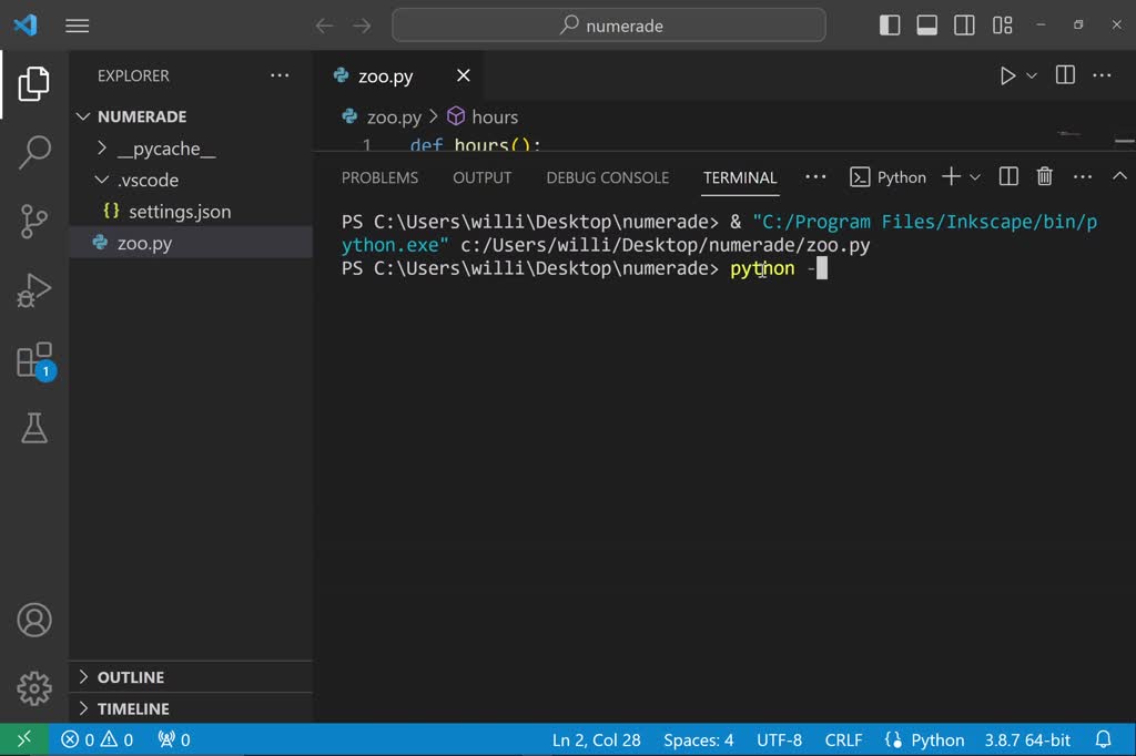 ⏩SOLVED:Create a file called zoo.py. In it, define a function called ... ⏩SOLVED:Create a file called zoo.py. In it, define a function called ...