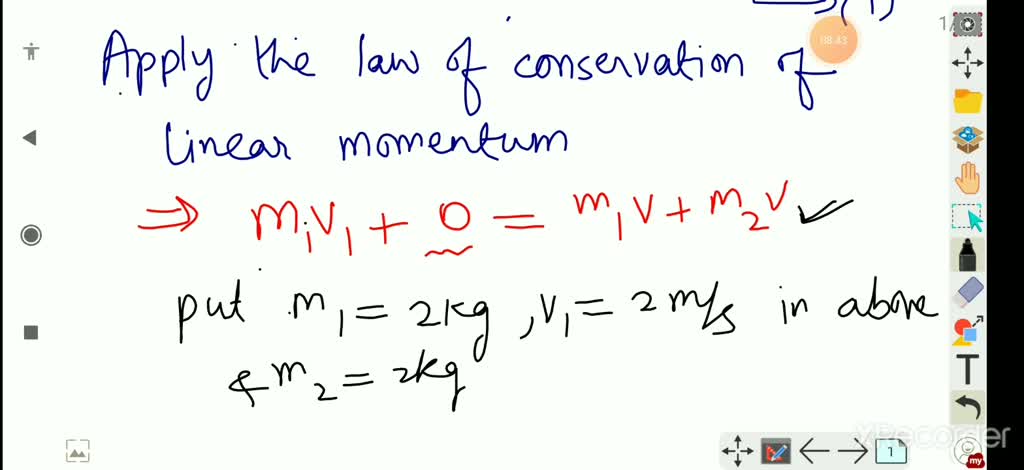SOLVED:A block of mass 2 ·0 kg moving at 2 ·0 m / s collides head on ...