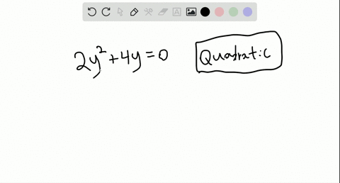 SOLVED:Determine if the equation is linear, quadratic, or neither. If ...