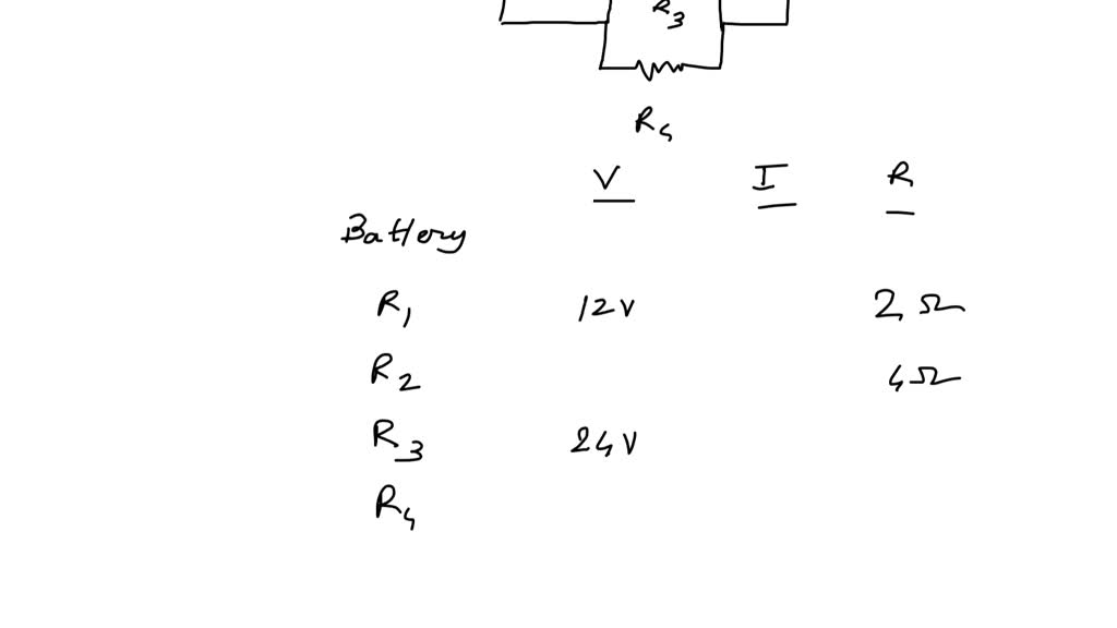 ⏩SOLVED:Using the formulas for series and parallel circuits, fill in… | Numerade