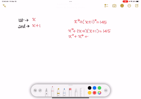 SOLVED:Set up an equation and solve each problem. Find two consecutive whole numbers such that ...