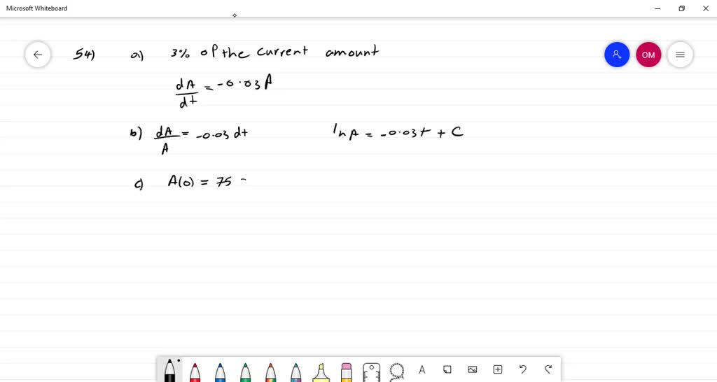 SOLVED:The amount of a radioactive substance decreases exponentially ...