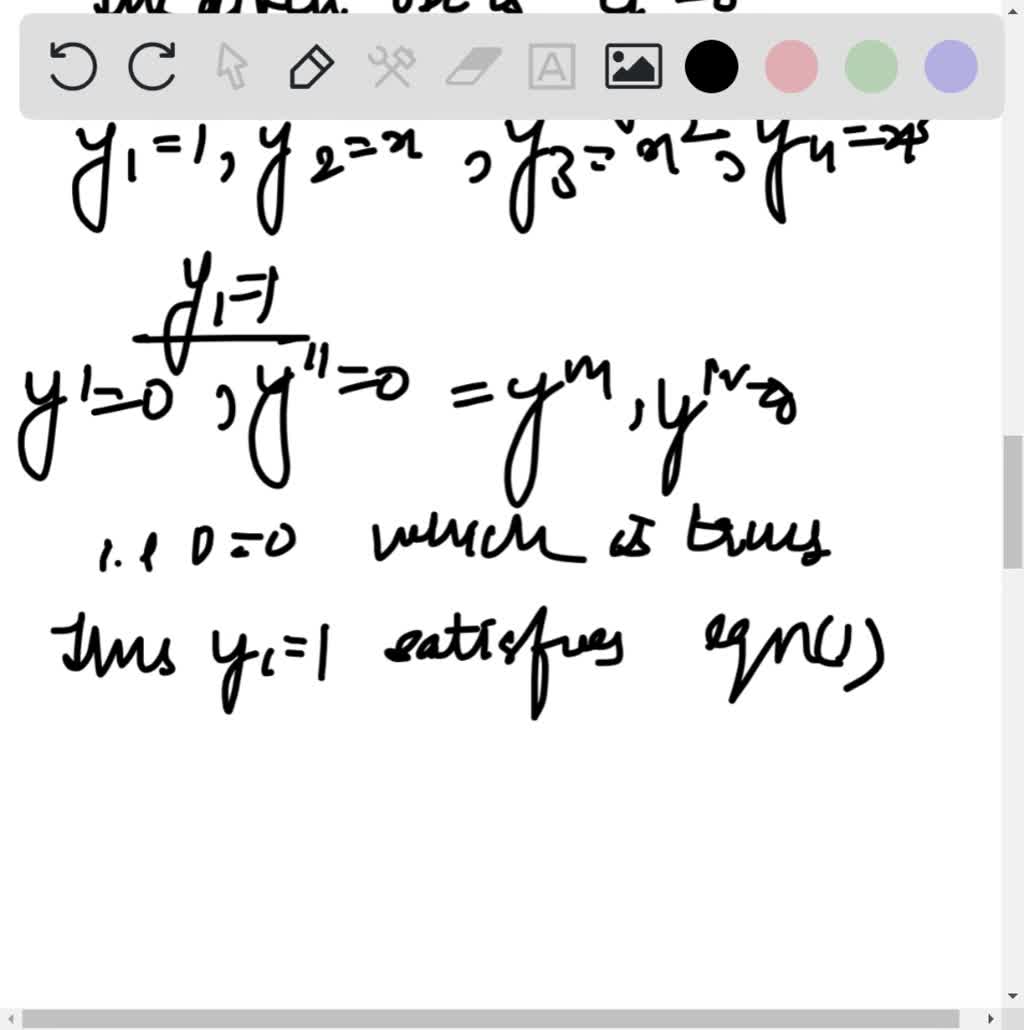 To Get A Feel For Higher Order Odes Show That The Given Functions Are