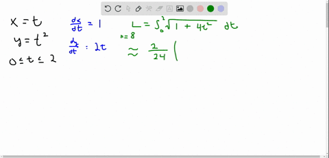 SOLVED:Set up a definite integral that gives the arc length of the given curve. Approximate the ...