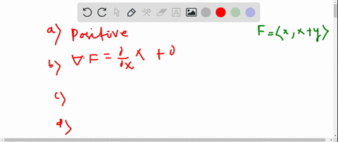 SOLVED:Consider the following vector fields, the circle C, and two points P and Q. a. Without ...