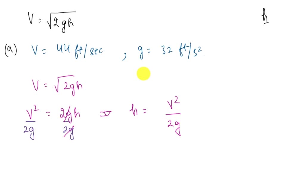 ⏩solved If An Object Is Dropped From An Initial Height H Its… Numerade