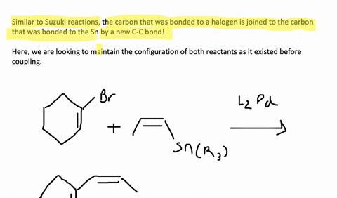 SOLVED:The Stille reaction is similar to the Suzuki reaction. It ...