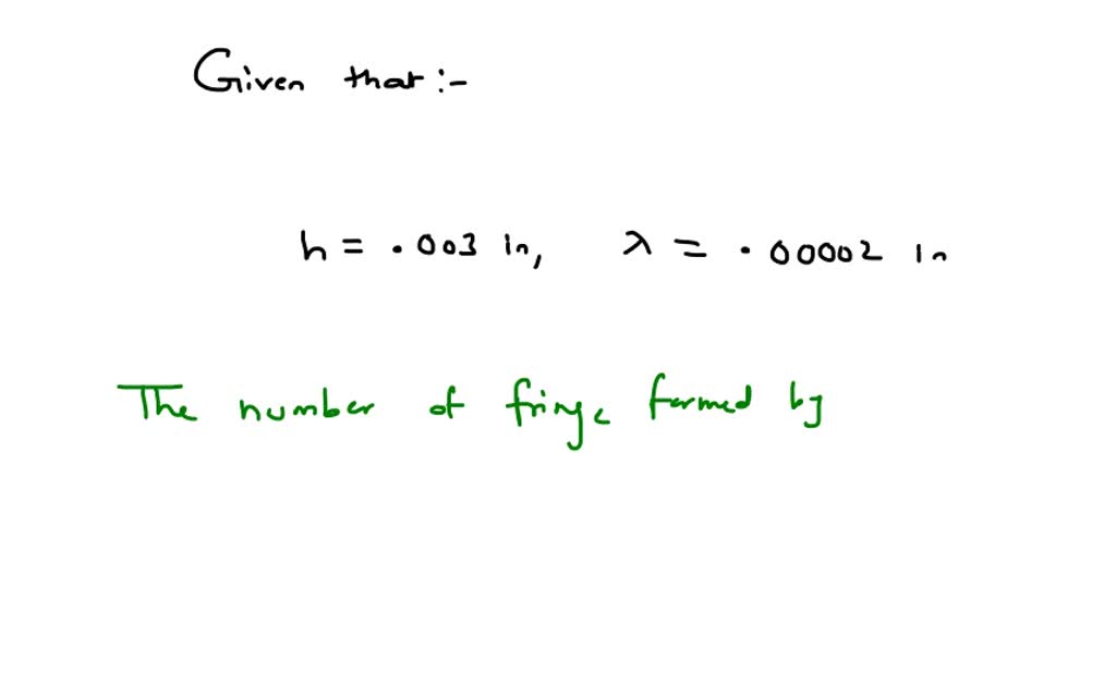 SOLVED: Explain how flatness is measured. What is an optical flat ...