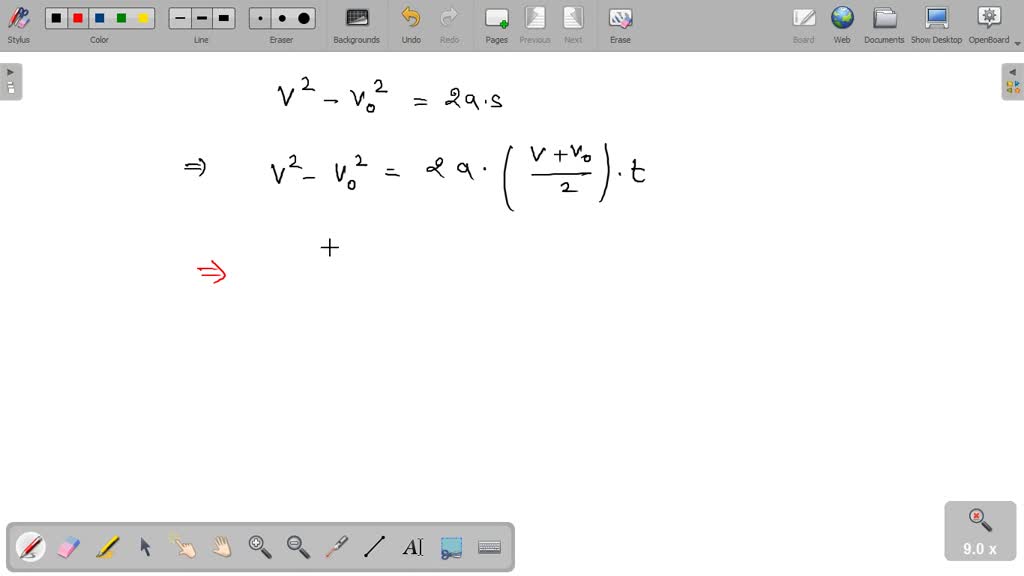 SOLVED:For motion in a plane with constant acceleration a, initial ...