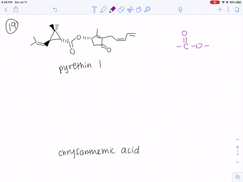 SOLVED:(The Pyrethrins-Natural Insecticides of Plant Origin, Chemical ...