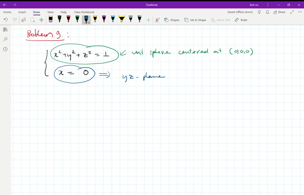 SOLVED:Give a geometric description of the set of points in space whose ... SOLVED:Give a geometric description of the set of points in space whose ...