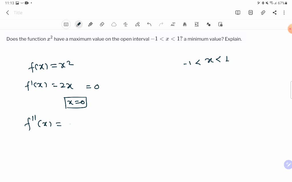 SOLVED:Show that an increasing function on a closed interval is bounded ...