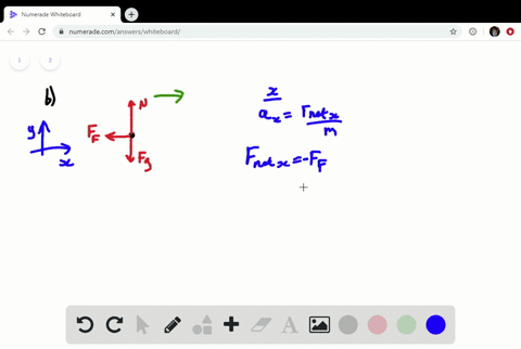 SOLVED:"Write Newton's second law in component form for each of the situations described in ...