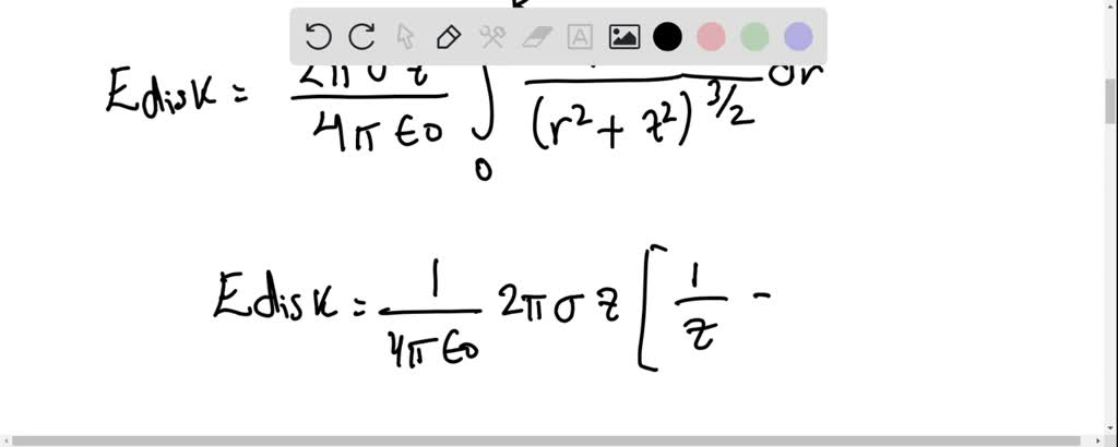 Find the electric field a distance z above the center of a flat ...
