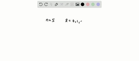 SOLVED:The n quantum number of an atomic orbital is 5 . What are the possible values of l ? What ...