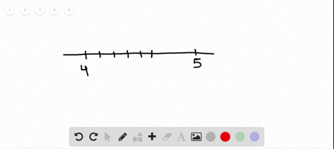 SOLVED:Graph the numbers on a number line. 4.2,4.4,4.6